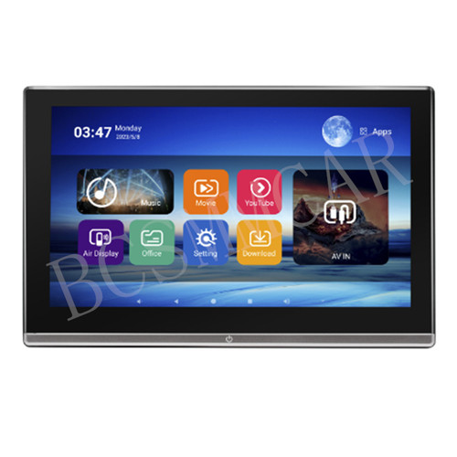 Car Headrest Monitor Rear Seat Bluetooth Multimedia TV Video Player ...