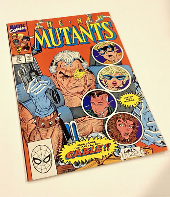 New Mutants 87 Marvel Comics 1990 KEY 1st full app Cable Higher Grade ...