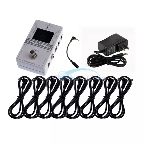 Caline CP-09 Tuner-Power 2 in 1 for Guitar Effect Pedal 18V Input 4 Led ...