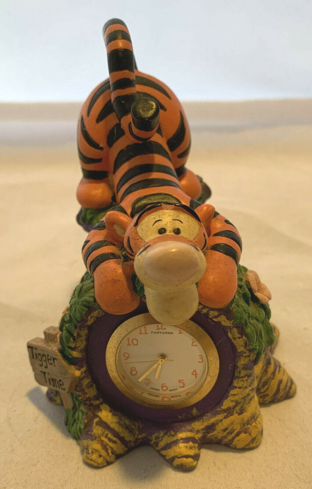 TIGGER TIME MINIATURE CLOCK FANTASIA | eBay