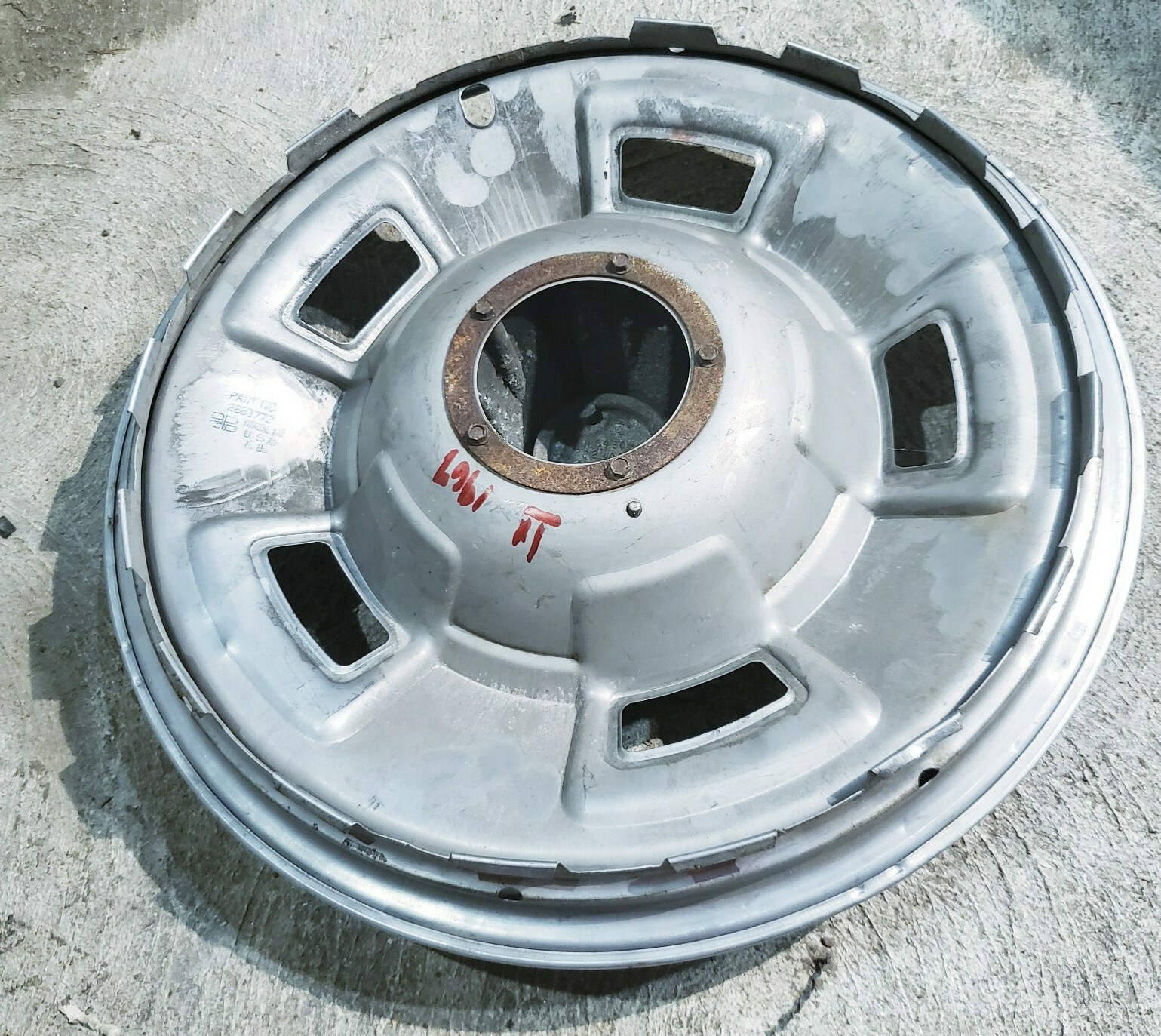 (1) OEM 1967 67 Plymouth Satalite Road Runner GTX 14" Hubcap Wheel ...