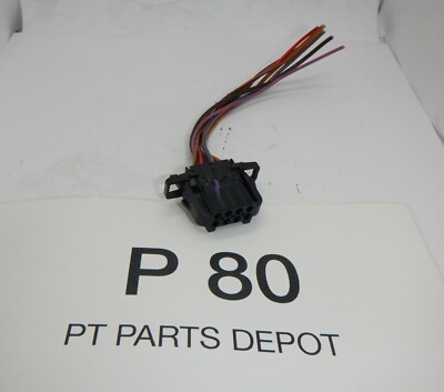 2004 AUDI A8 7 PIN & 8 PORT CONNECTOR PLUG WIRE PIGTAIL USED 3B0 972 ...