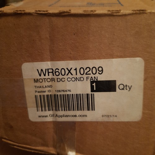 WR60X10209 GE MOTOR DC COND FAN | eBay