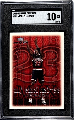 1999-00 Upper Deck MVP Basketball #199 Michael Jordan SGC 10 MJ ...