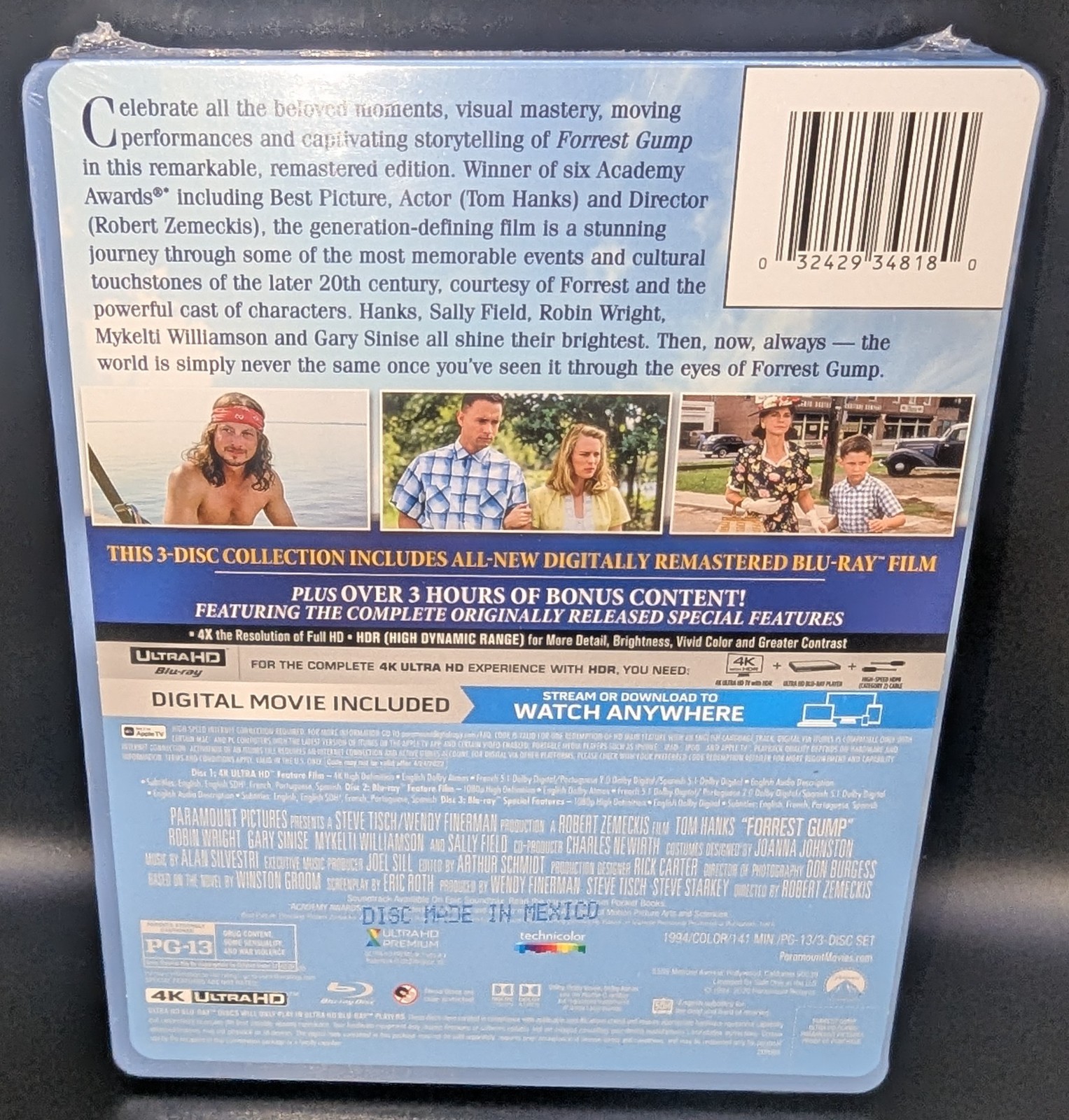 NEW Forrest Gump Limited Steelbook (4K UHD + Blu-Ray) Best Buy ...