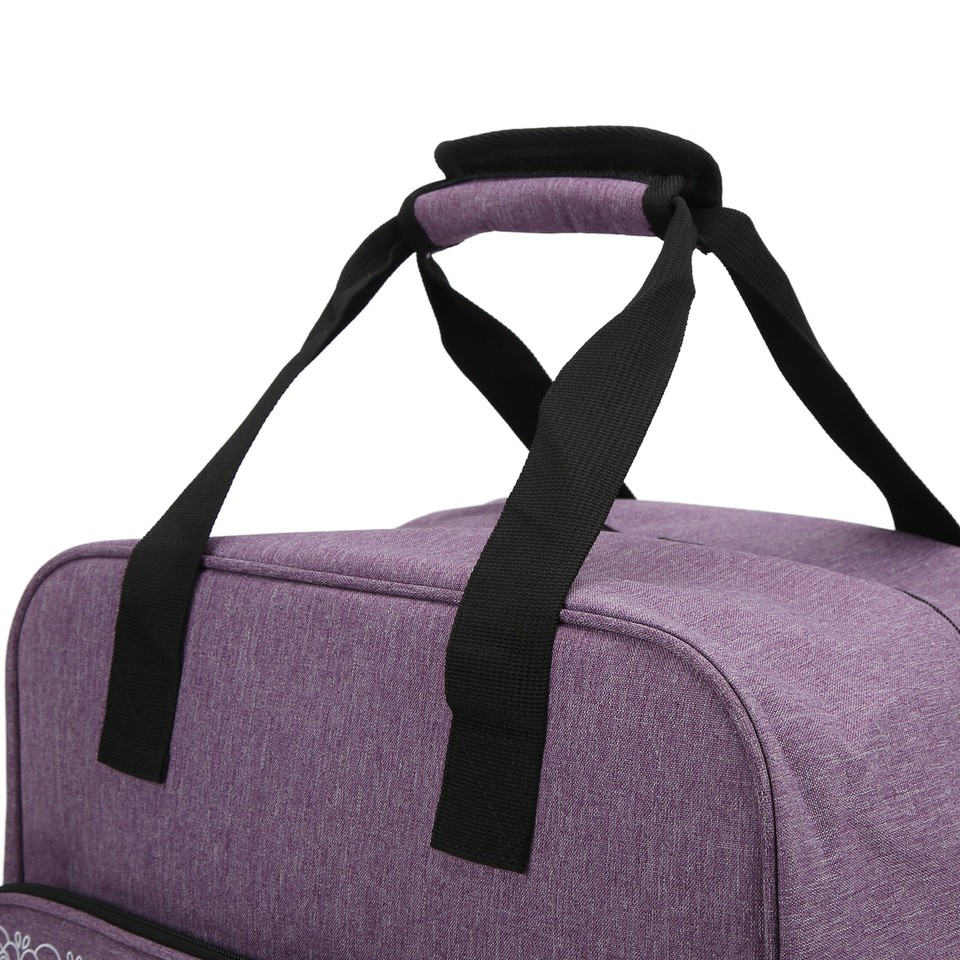 Sewing Machine Bag Pockets Design Sewing Machine Carrying Case Purple ...