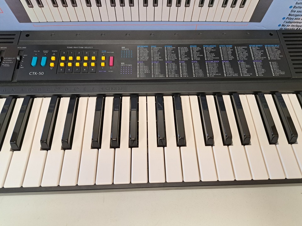 NEW Casio CTK-50 49 Key Electronic Keyboard, 100’s of Tones & Rhythms ...