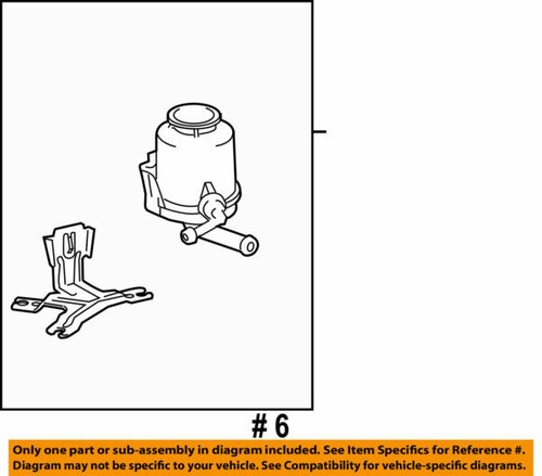44360-60291 Toyota Reservoir assy, vane pump oil 4436060291, New ...