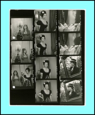1970 Vampire Lovers UK Contact Sheet Ingrid Pitt Madeline Smith Gothic ...