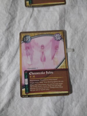 Cheesecake Jutsu lineage of legends Naruto | eBay