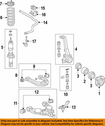 48510-69585 Toyota Absorber assy, shock, front rh 4851069585, New ...