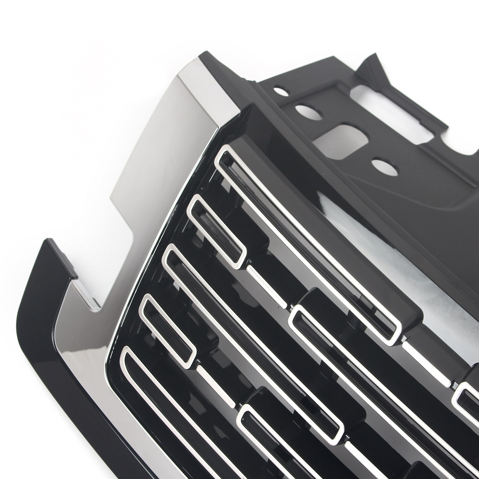 #LR173773 Front Bumper Grille Grill ABS Black&Silver For Range Rover ...