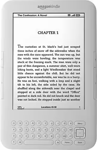 Amazon Kindle Keyboard (3rd Gen.) D00901 - 4GB - Wi-Fi - 6" eReader ...