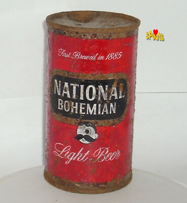 1950's NATIONAL MR.BOH BOHEMIAN BALTIMORE,MARYLAND FLAT TOP SILVER TRIM ...