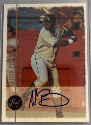 Calvin Pickering 1999 Just Minors Rookie Autograph Card Kansas City ...