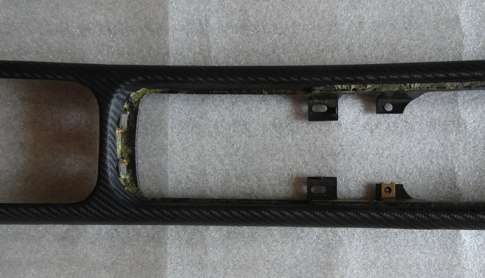 PORSCHE 964 993 TURBO CENTER CONSOLE FINISHED WITH CARBON FIBER SPLIT ...