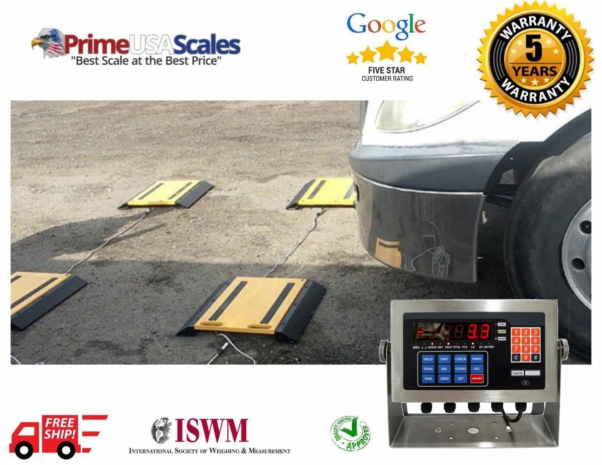 Roadside Portable Scales Intercomp PT300 Wheel Load Scales Scale