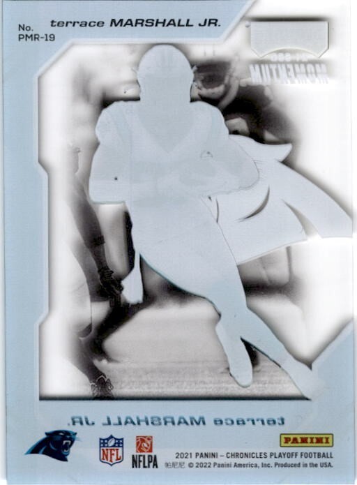 2021 Panini Chronicles Playoff Momentum RC Terrace Marshall Jr Panthers ...