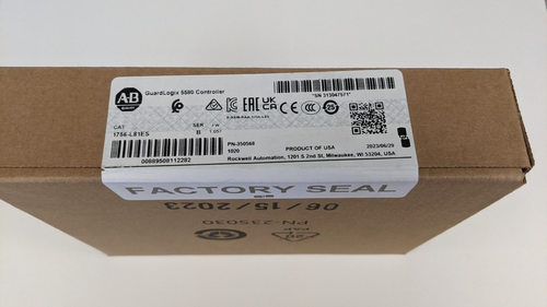 New Factory Sealed- Allen-Bradley 1756-L81ES Safety Control Logix PLC ...