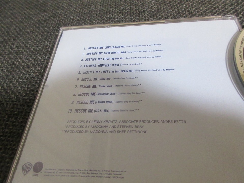 MADONNA / rescue me / JAPAN LTD CD | eBay
