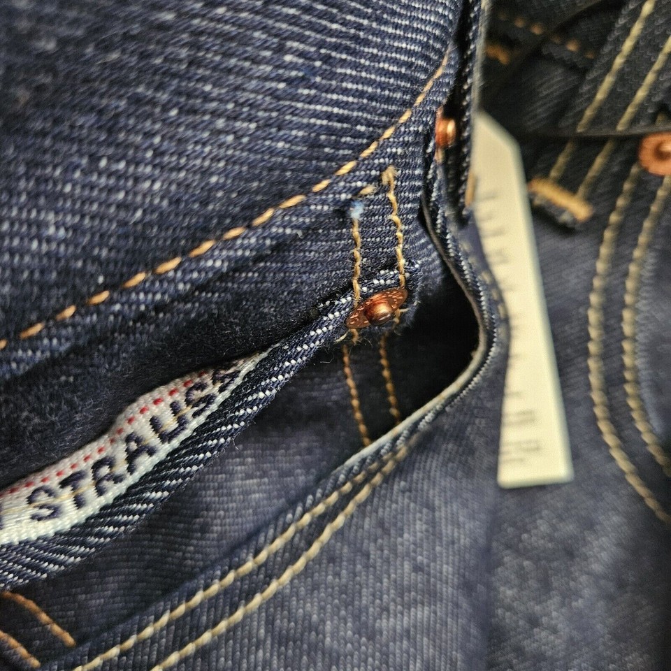 LEVI'S 501 "150th" Shrink-to-Fit Anniversary Raw SELVEDGE LVC Jeans W34 ...