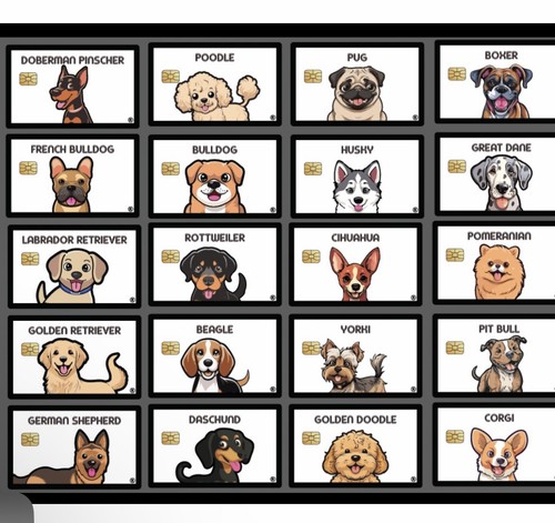 Cute Bulldog Dog Puppy Credit / Debit Card Skin Stickers | eBay