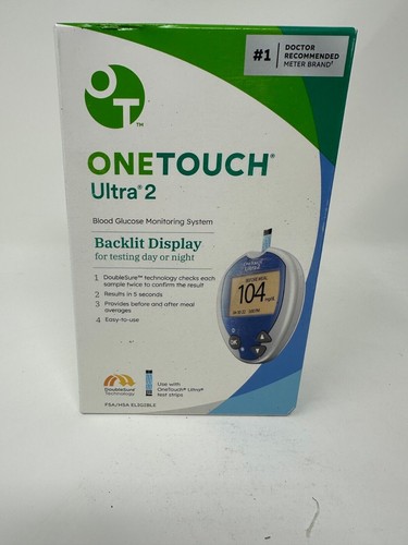 OneTouch Ultra 2 Diabetes Blood Glucose Monitoring Meter Kit 1 Count ...