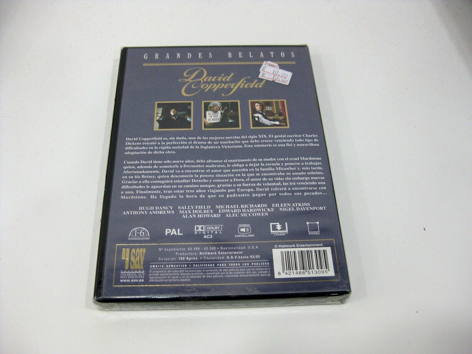 David Copperfield Dvd Michael Richards Sally Field Hugh Dancy (New ...