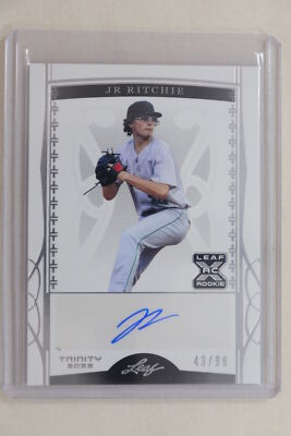 JR Ritchie - 2022 Leaf Trinity Baseball Base Autograph Silver #43/99 | eBay
