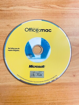 MICROSOFT OFFICE 2004 FOR MACINTOSH COMPUTERS | eBay
