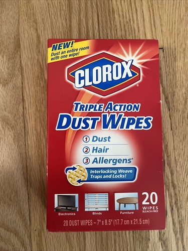 Clorox Triple Action Dust Wipes White For Sale Online Ebay