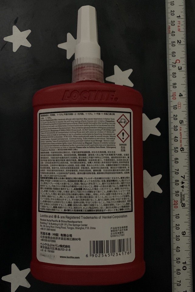 Loctite 680 250mL High Strength Retaining Compound EXP 07/2026 232115 ...