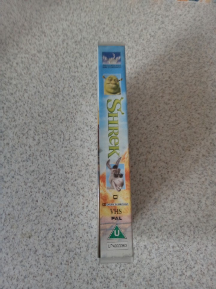 SHREK Big Box VHS Video Tape 2001 MIKE MYERS EDDIE MURPHY CAMERON DIAZ ...