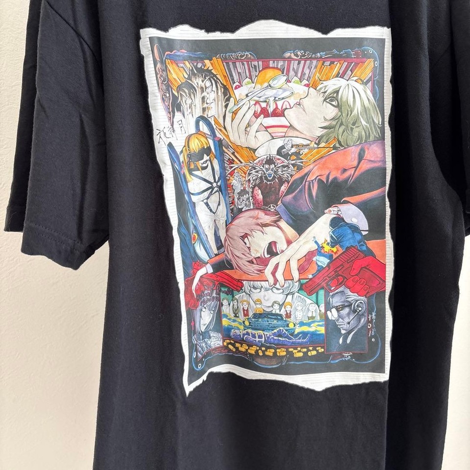 DEATH NOTE Graphic Tee S Black w/ Choker Anime Collectible, New | eBay