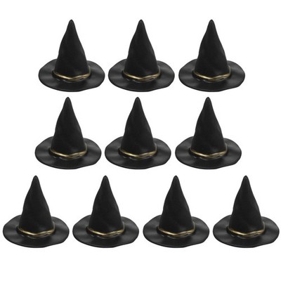 10 Pcs Crafts Props Halloween Accessories Mini Decorations Wizard Hat ...