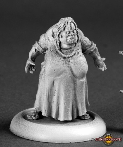 1 x BONNIE MUUMUU ZOMBIE - CHRONOSCOPE REAPER miniature rpg fat women ...