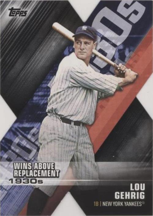 2020 Topps - Decade of Dominance Die-Cuts Lou Gehrig #DOD-10 Black /299 ...