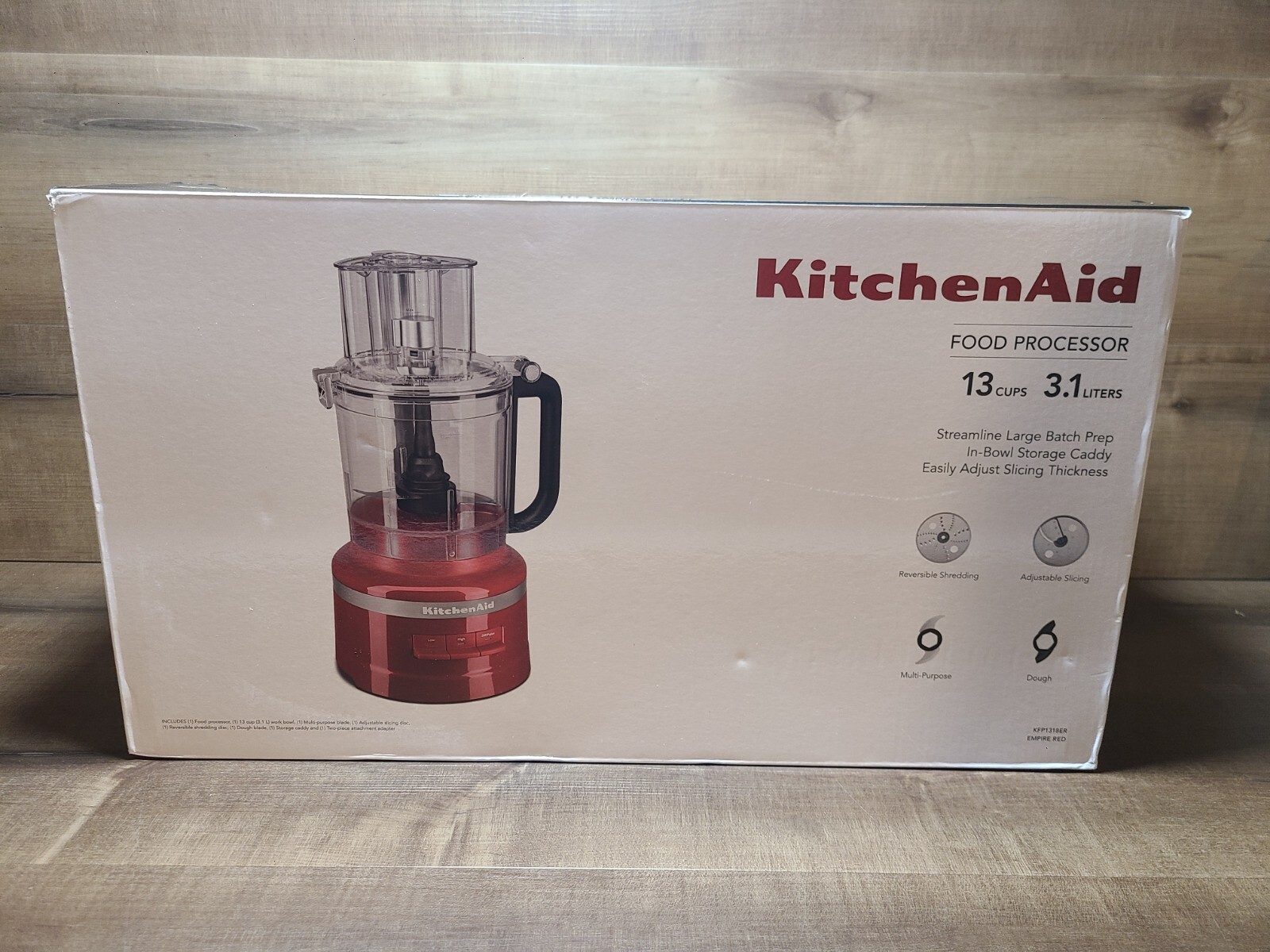 KitchenAid 13-Cup Food Processor - Red (KFP1318ER) for sale online | eBay