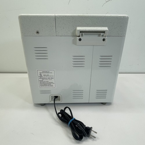 WORKING TOASTMASTER BREAD BOX BREAD MAKER 1156S WHITE RECIPE BOOK | eBay