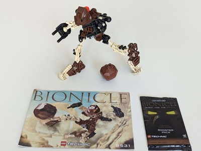 LEGO Bionicle Toa Pohatu 8531 + Book + Trading Cards | eBay