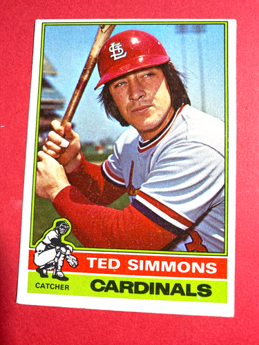 Ted Simmons CARDINALS, C 1976 Topps #290 NM+ VINTAGE, HOF , 8 TIMES ...