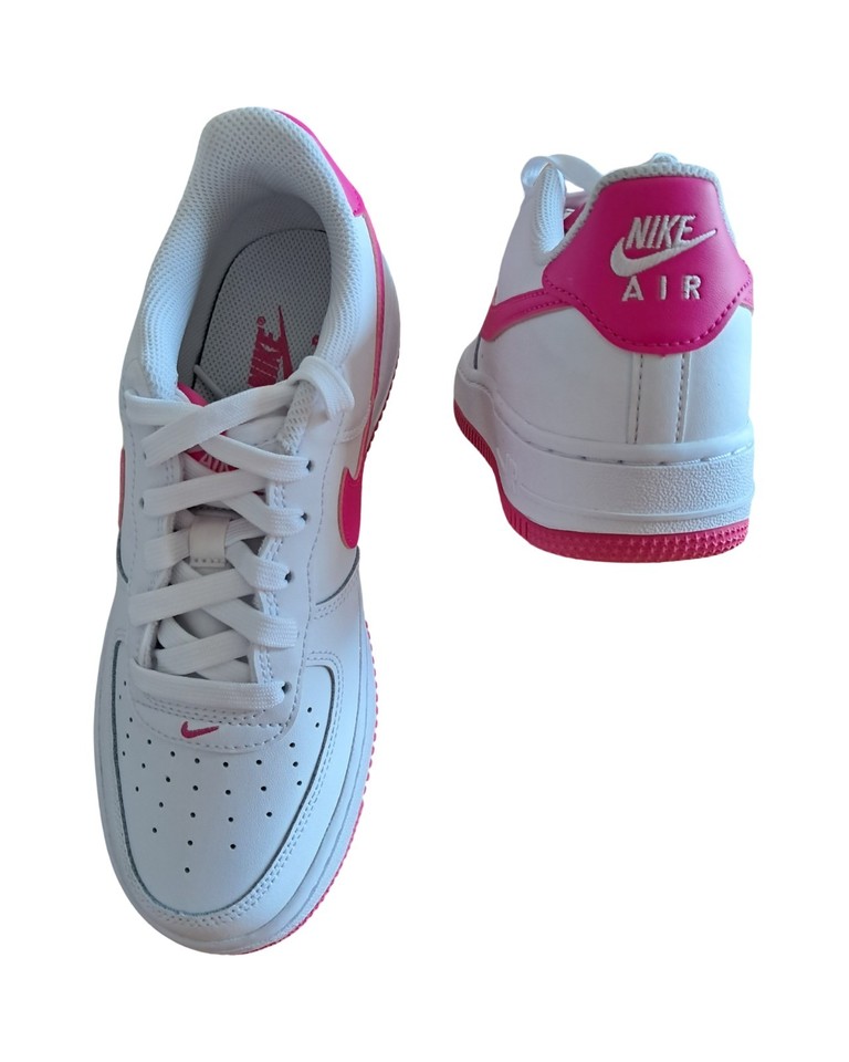 Nike Air Force 1 (GS) FV5948 102 Kids Girl Shoes Size 5Y White Laser ...