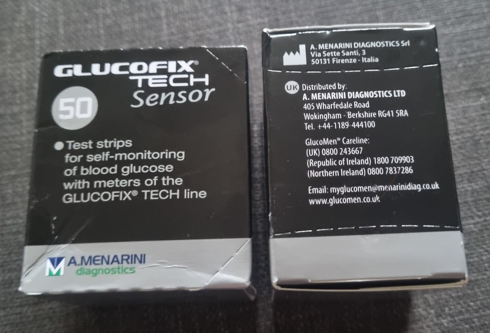 Glucofix Tech Sensor Glucose Blood Test Strips | eBay UK