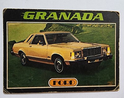 FORD GRANADA 1976 Topps CAR GUM TRAD CARD # 39 HEBREW ISRAEL | eBay
