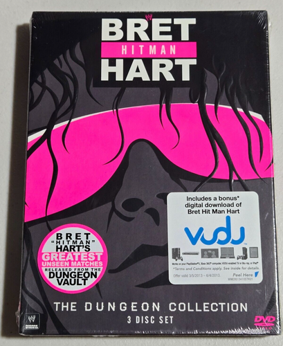 WWE: Bret "Hit Man" Hart: Dungeon Collection (DVD, 2013, 3-Disc Set ...