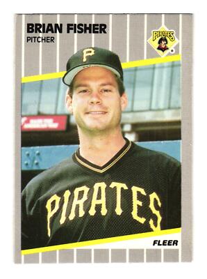 1989 Fleer #209 Brian Fisher Pittsburgh Pirates | eBay