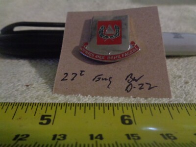 27th Engineer Battalion D-22 Unit Crest, DI, DUI (DRAW#232) | eBay