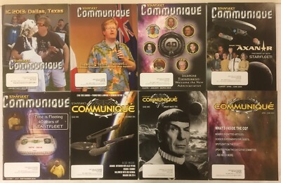 STARFLEET COMMUNIQUE Star Trek 8 Magazine lot # 176 to 183 No Gaps VF ...