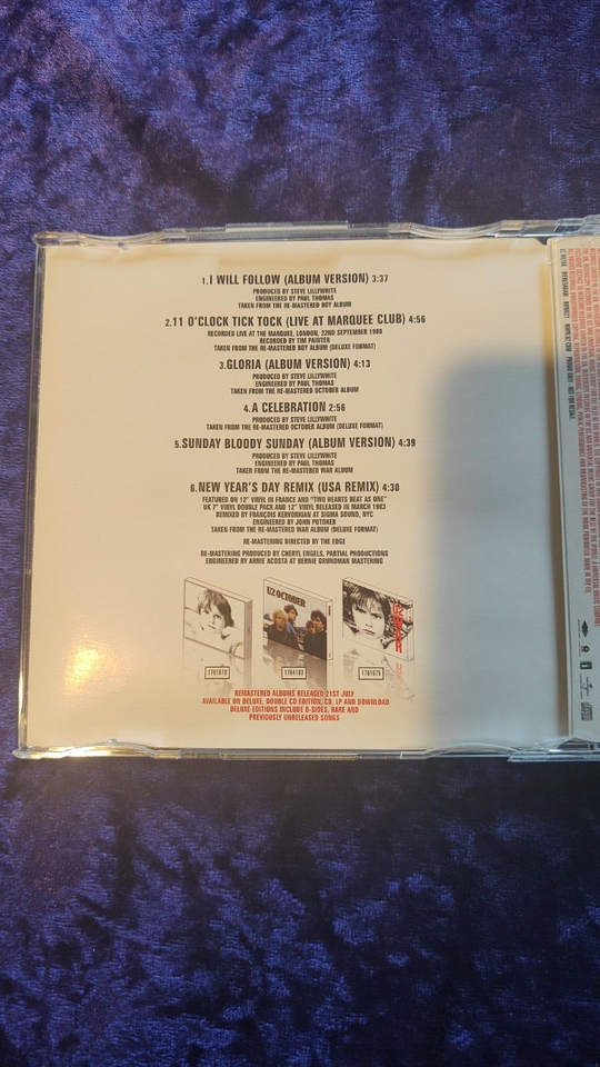 CD. U2 REMASTERS 1980-1983 BOWU21 PROMO CD ISLAND UNIVERSAL RECORDS ...