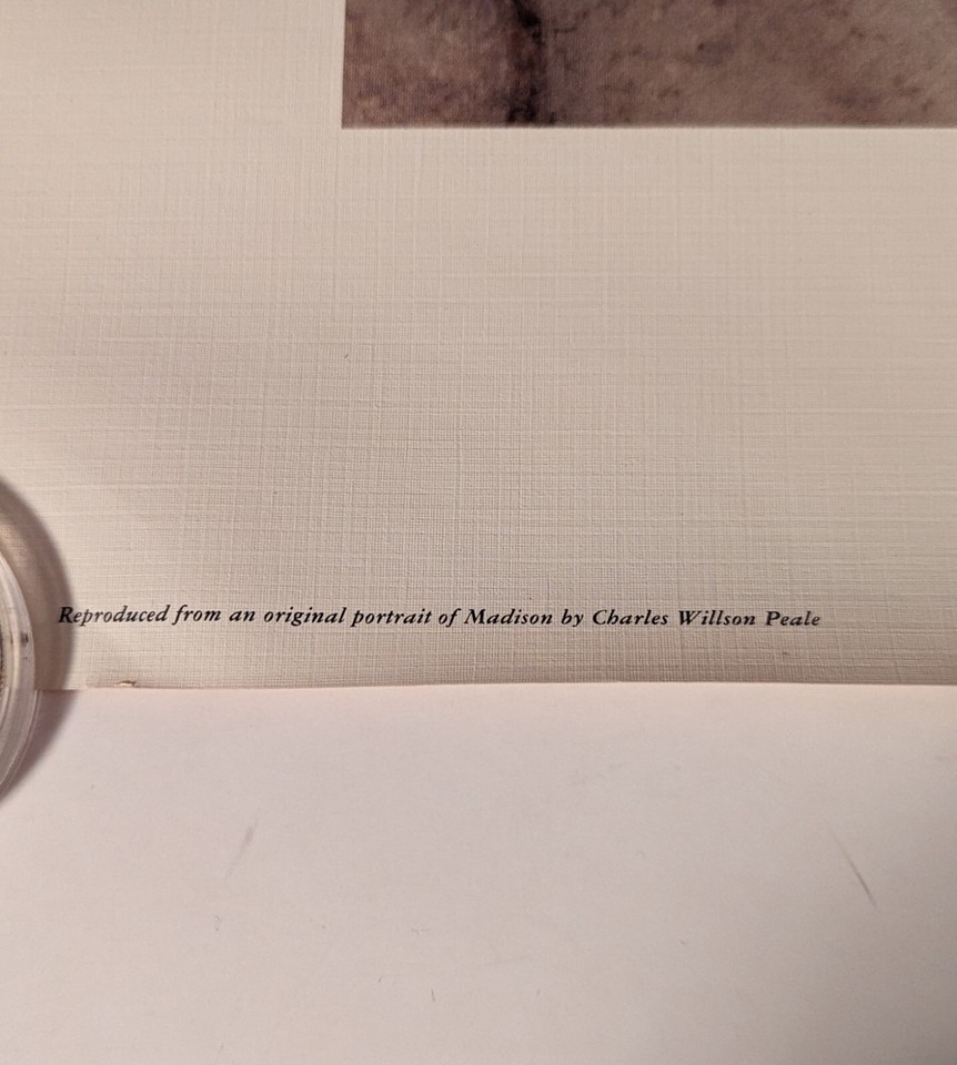 James Madison Historical Portrait Maritz Inc. Print 16"x20" 4th ...